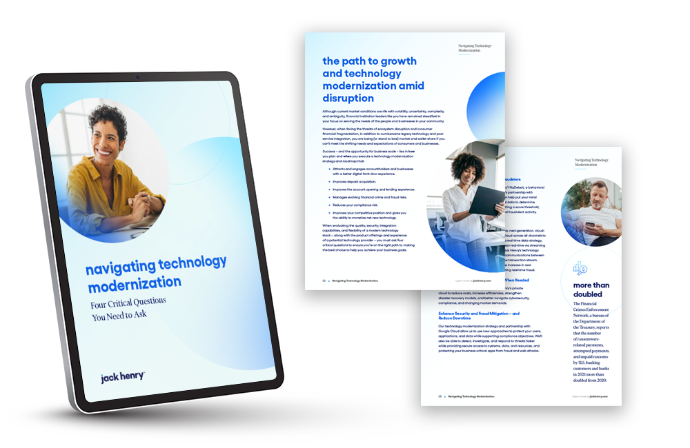 Navigating Technology Modernization Jack Henry